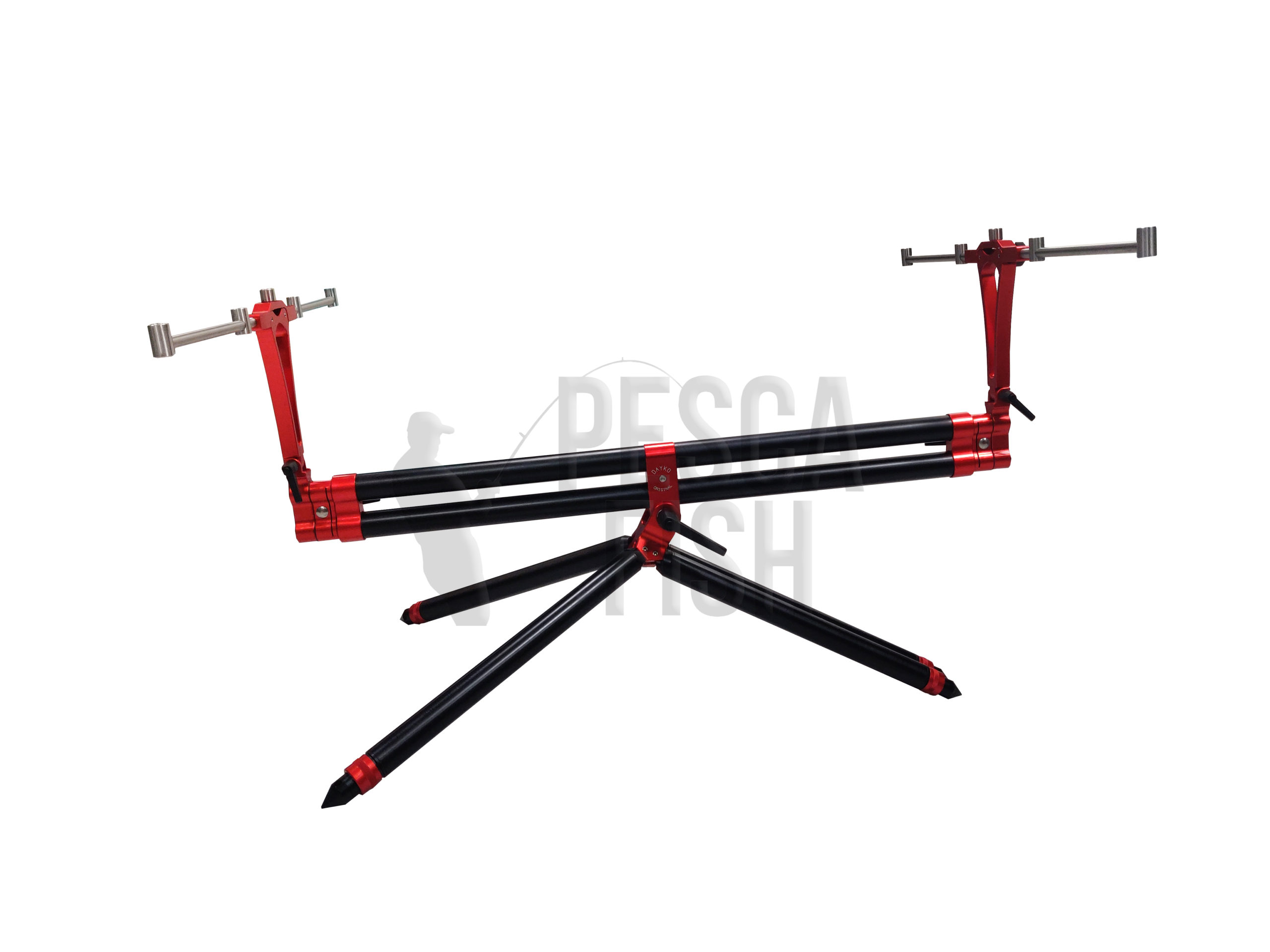 Rod Pod acciaio, 5 canne Bitubo - Dayko - Pesca Fish