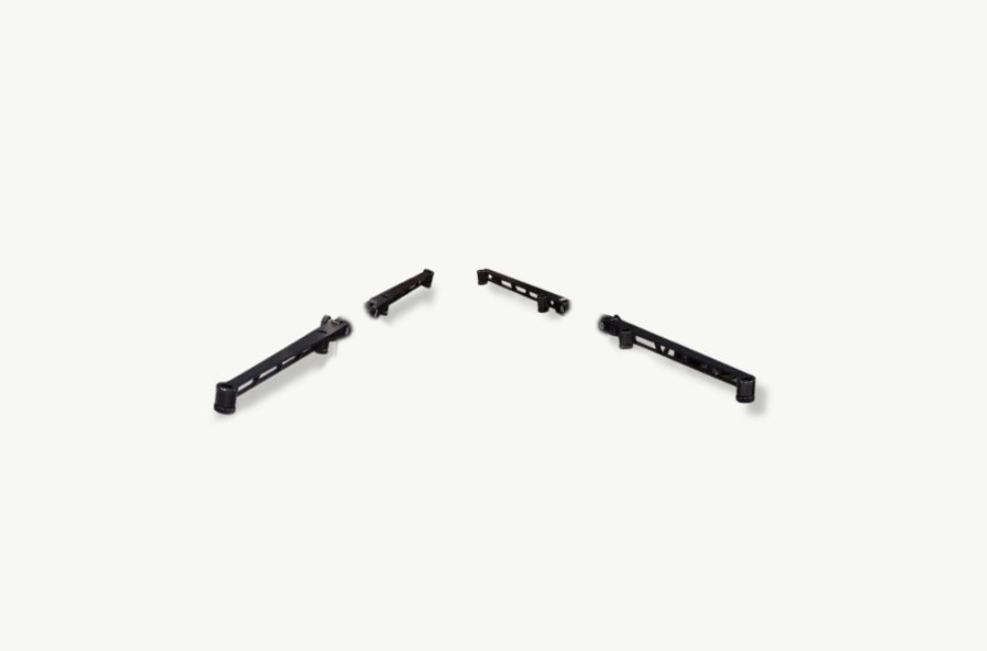 Salamander Front & Back GREY 3 rods Buzz-bars SET - Pesca Fish